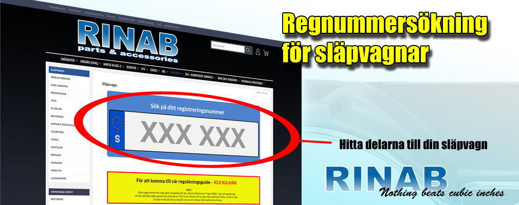 Reservdelar och tillbehör till Snöskoter | Moped | ATV | Släpvagn | MC ...